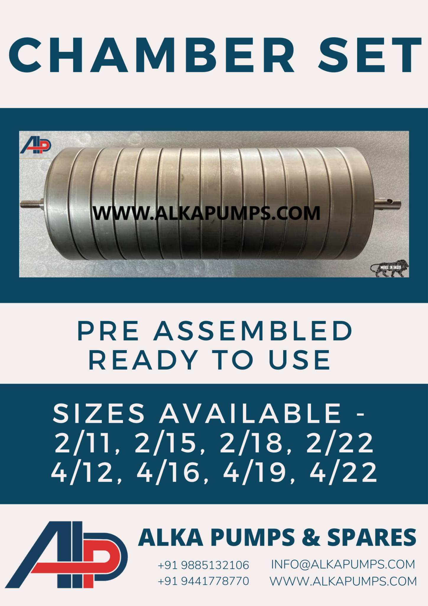 2 SERIES CHAMBER STACK – Alka Pumps & Spares